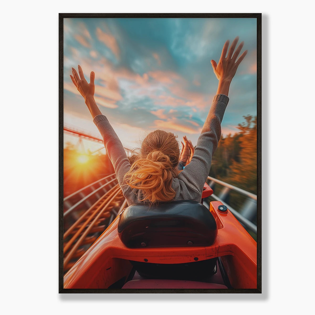 Rollercoaster Fantasy Poster – Surreal art for your home ...